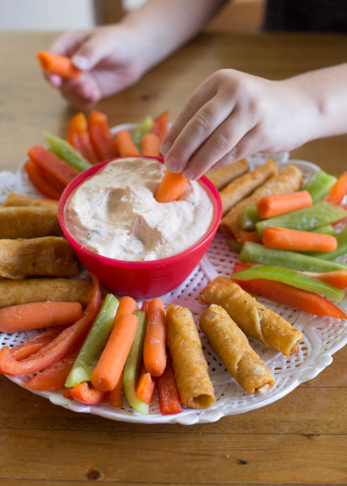 Taquito Bites With Greek Yogurt Taco Dip Kristy Denney