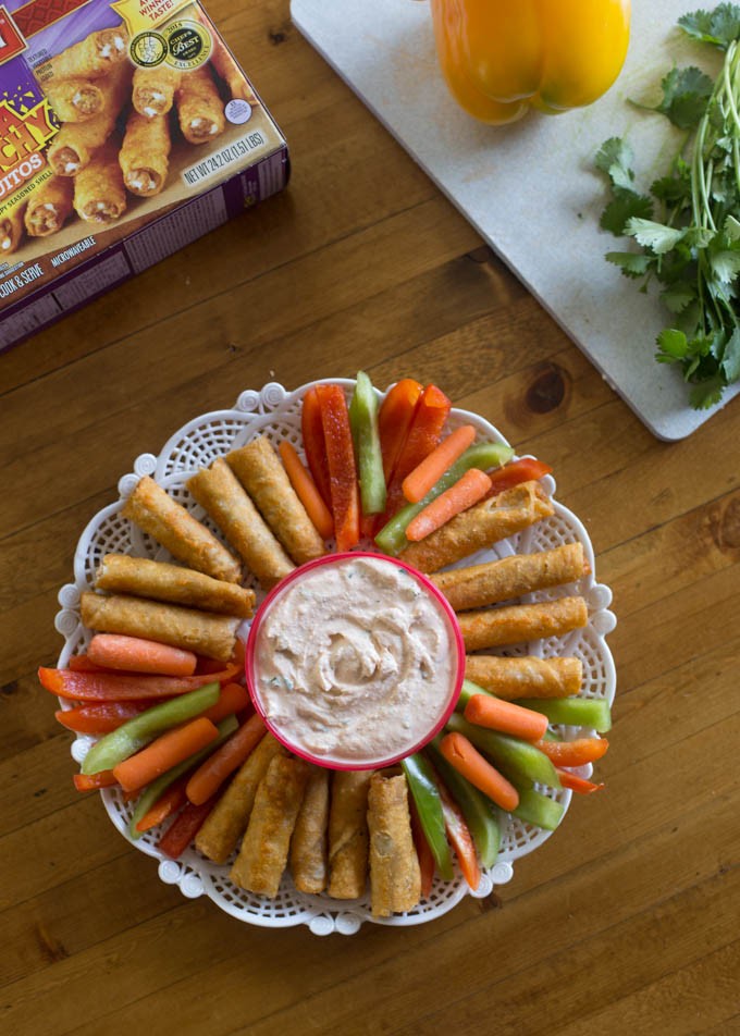 Taquito Bites With Greek Yogurt Taco Dip Kristy Denney