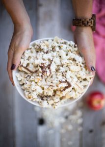 Chocolate Covered Apple Cinnamon Popcorn - Kristy Denney
